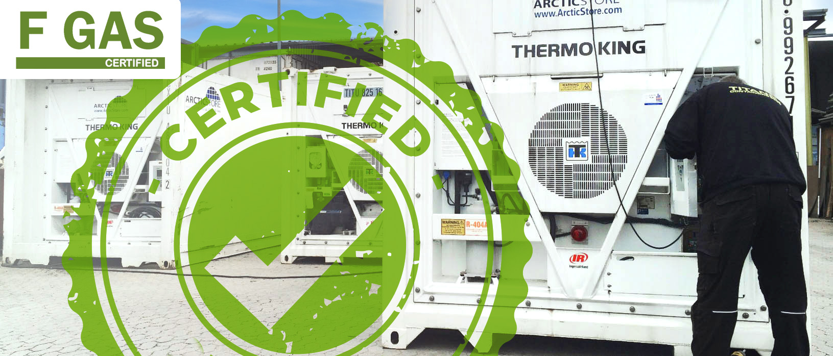 TITAN Containers UK Now F-Gas Certified